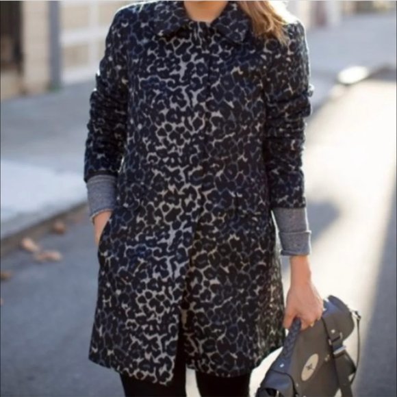 LOFT | Jackets & Coats | Loft Snow Leopard Coat | Poshmark